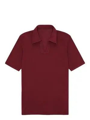 FORTELA Goose Short Sleeve Polo Red
