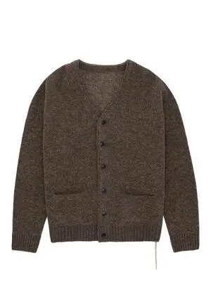 FORTELA Edmund Merino Wool Cardigan - Melange