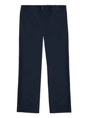 FORTELA Reno Herringbone Cotton Trousers - Blue