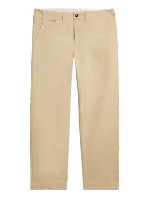 FORTELA Wallace Heavy Cotton Canvas Trousers - Natural