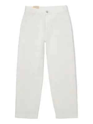 FORTELA Areat Cotton Twill Trousers - White