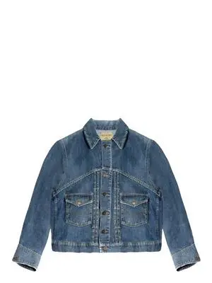 FORTELA Bananastitch Stone Wash Denim Jacket - D470