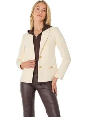 THE NOLI SHOP Kara Dickey Blazer - Pearl/espresso