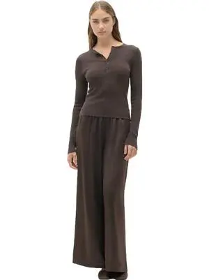 Naked Cashmere NAKED CASHMERE Marlowe Cashmere Henley Cocoa
