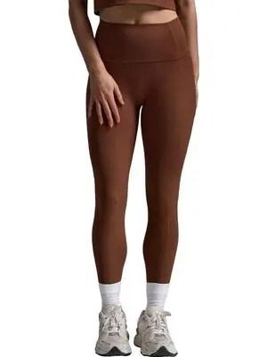 2xu Fluid Hi-rise Tights - Sepia/sepia