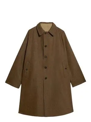 FORTELA Stanford Reversible Double-faced Coat - Brown