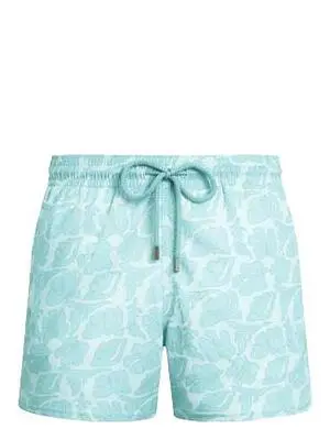 VILEBREQUIN Seashells Print Stretch Swim Shorts
