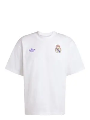 Adidas Real Madrid Lfstlr Tee Shirt - White