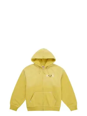 Supreme True Religion Zip Up Hooded Sweatshirt - Yellow
