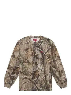 Supreme Small Box Long Sleeve Tee Shirt (fw25) Realtree Camo Realtree Ap Camo