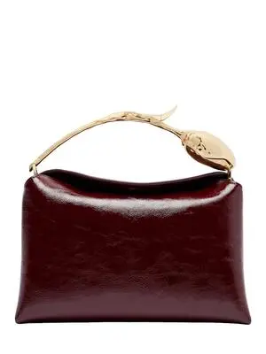 Erdem Bloom Medium Patent Leather Tote Bag - Red