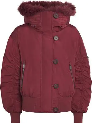 Goldbergh Jeanne Down Ski Bomber Jacket - Red