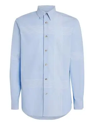 Paul Smith Cotton Check Shirt - Blue