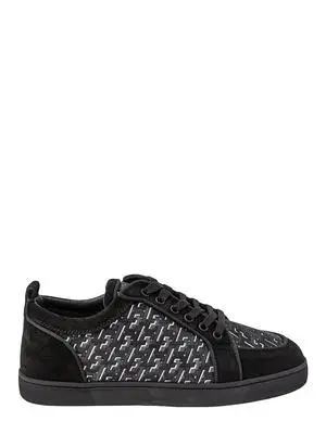 CHRISTIAN LOUBOUTIN Rantulow Orlato Flatin - Black/white