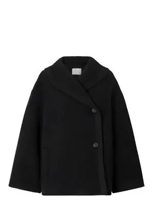 THE ROW Temur Wool Coat - Black