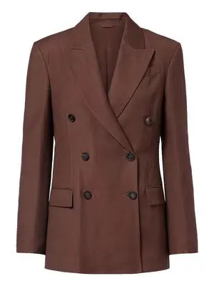Brunello Cucinelli Double-breasted Blazer - Brown