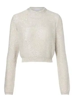 Brunello Cucinelli Sequined Sweater - Grey
