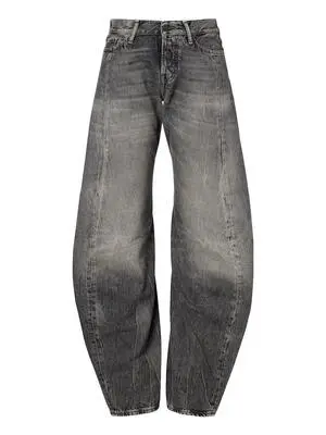 Acne Studios 2006 Low-rise Barrel-leg Jeans - Black