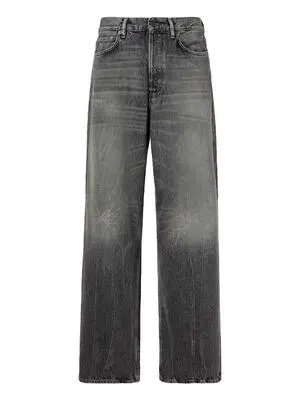 Acne Studios 1981 Faded Wide-leg Jeans - Grey