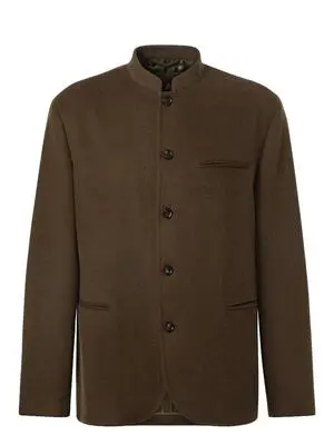 Loro Piana Cash Wish Single-breasted Wool Jacket - Green