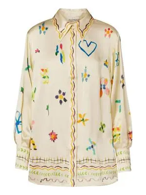 ALEMAIS Alémais Sidi Floral Silk Shirt - Multicoloured