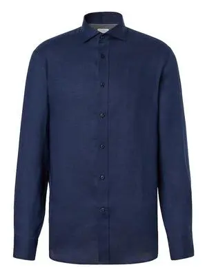 Brunello Cucinelli Linen Shirt - Blue