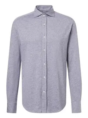 Brunello Cucinelli Cotton Poplin Shirt - Grey