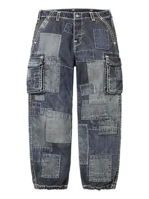 Supreme X True Religion Patchwork Cargo Pant - Blue