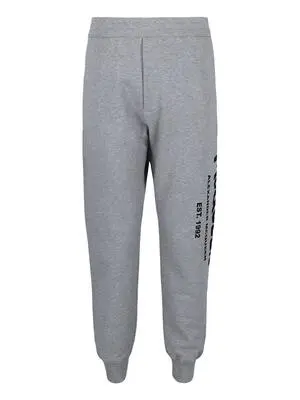 Alexander McQueen Graffiti Logo Sweatpants - Grey