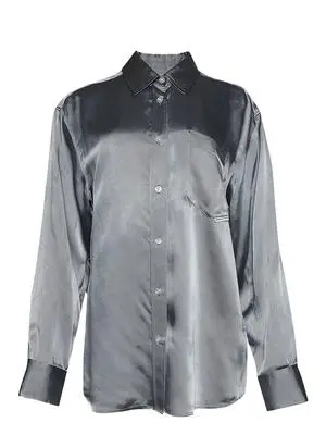 Alexander Wang Boyfriend Shirt - Blue