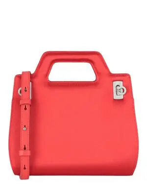 FERRAGAMO Mini Wanda Top-handle Bag - Red