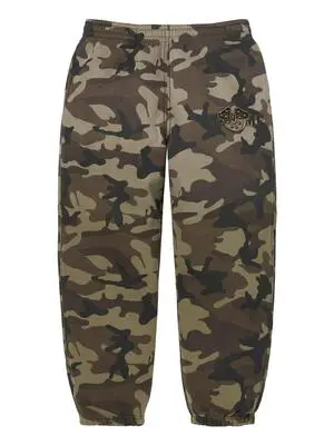 Supreme X True Religion Camo Sweatpants - Brown
