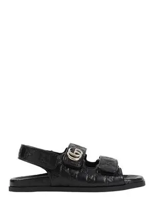 Gucci Double G Sandal - Black