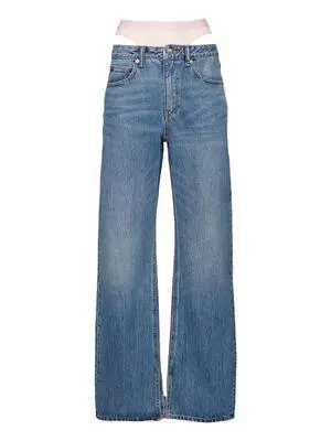 Alexander Wang Slit Hem Jean - Blue
