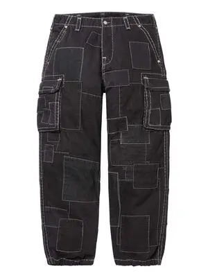 Supreme X True Religion Patchwork Cargo Pant - Black