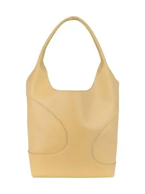 FERRAGAMO Debossed Cut-out Hobo Bag - Yellow