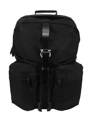 FERRAGAMO Gancini Technical Backpack - Black