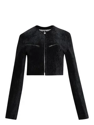 Alexander Wang Cropped Boxy Jacket - Black