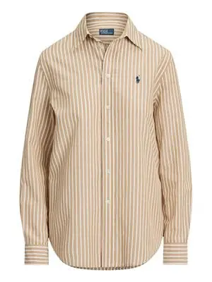 Polo Ralph Lauren Cotton And Linen Shirt - Tan