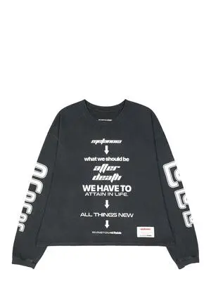 RIVINGTON ROI REBIS After Death Cva Long-sleeve Tee - Black