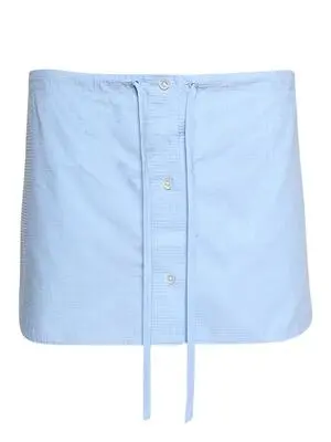 Alexander Wang Hotfix Drawstring Mini Skort - Blue