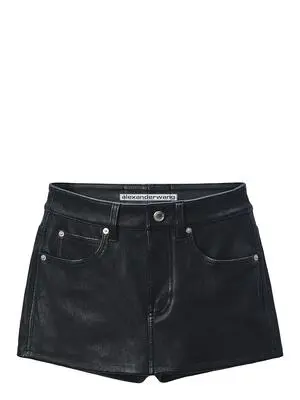 Alexander Wang Mid-rise Mini Skort - Black