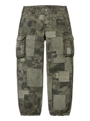 Supreme X True Religion Patchwork Cargo Pant - Green
