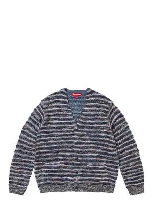 Supreme Textured Cardigan - Blue