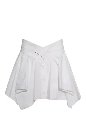 Alexander Wang Cut Off Skirt - White