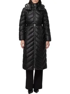 Liu Jo Belted Padded Jacket - Black