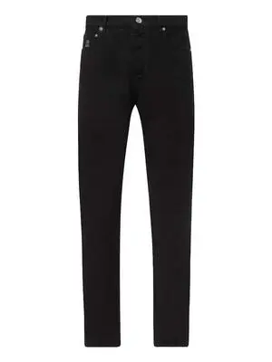 Brunello Cucinelli Mid-Rise Straight Jeans Black