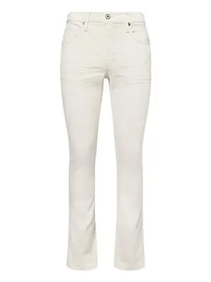Paige Slim-Fit Stretch-Denim Blend Jeans Pale Silver