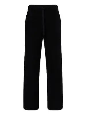 Paige Willits Relaxed-fit Wool Blend Trousers - Black