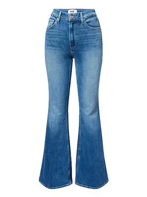 Paige Marlow Skimmer Flared Stretch-denim Blend Jeans - Freeride